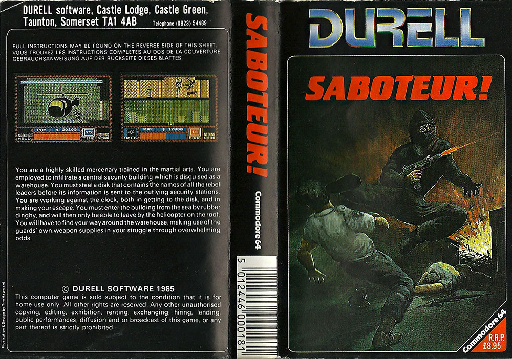 C64 – Saboteur! | Retro Video Gaming
