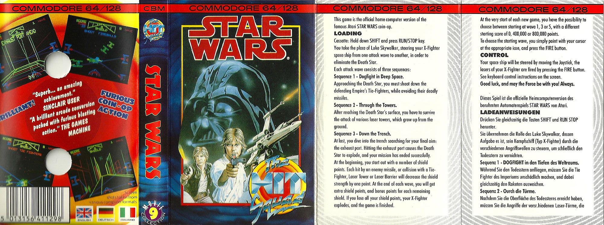C64 Star Wars full scan | Retro Video Gaming