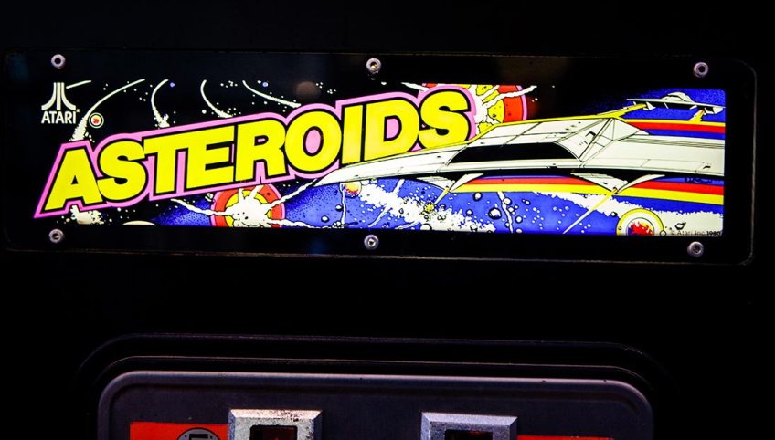 Asteroids Game Logo ARTCADE Extended Edition The Book Of Classic